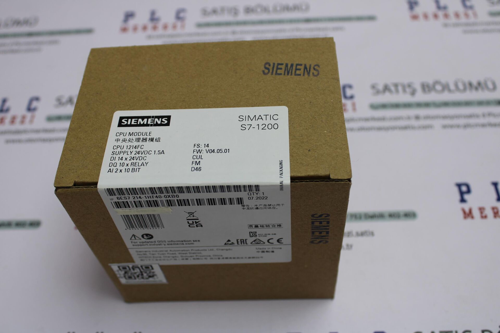 6ES7214-1HF40-0XB0, 6ES7 214-1HF40-0XB0 S7-1200F, CPU 1214 FC, | PLC ...